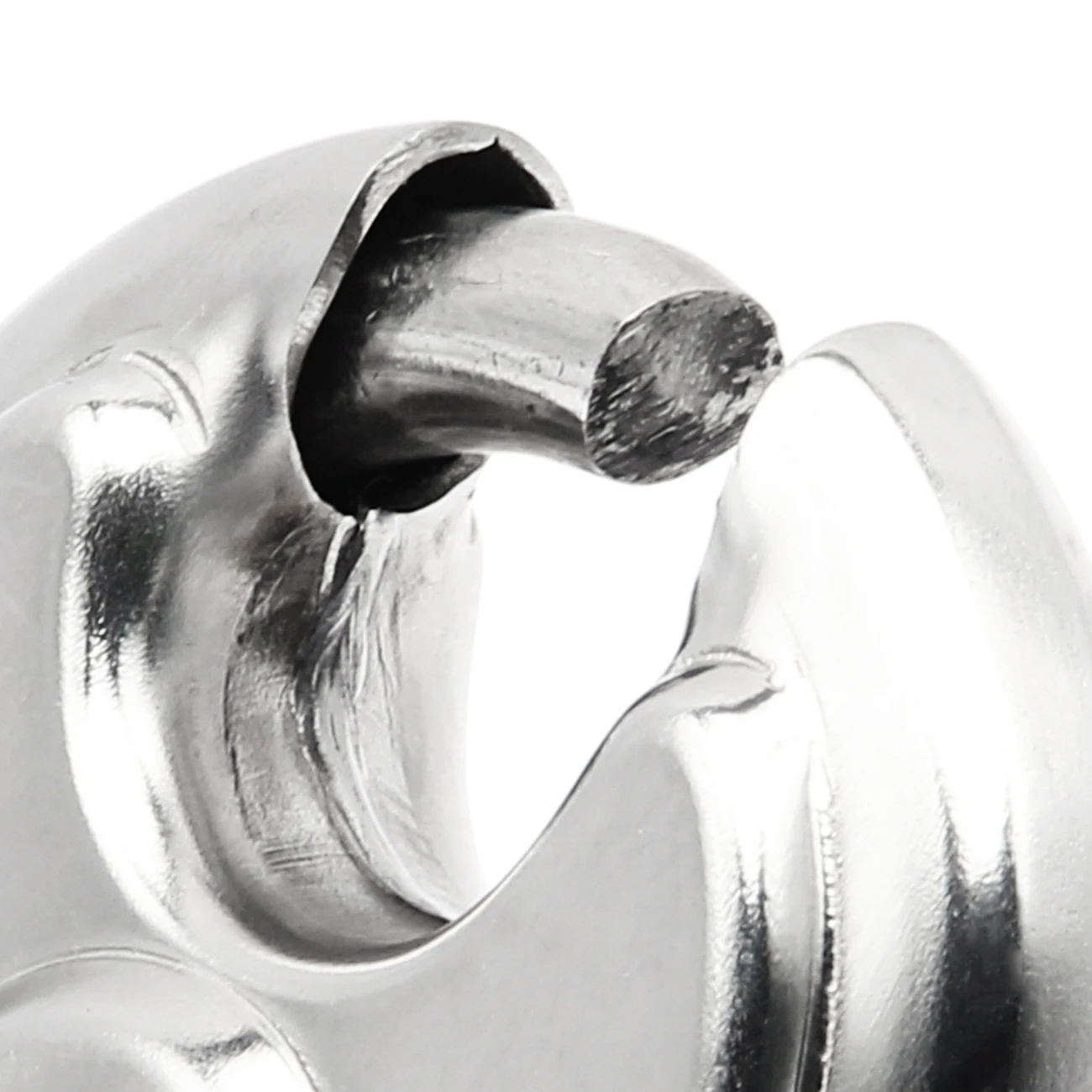 Stainless Steel Round Self Storage Unit Door Heavy Duty Disc Padlock ...