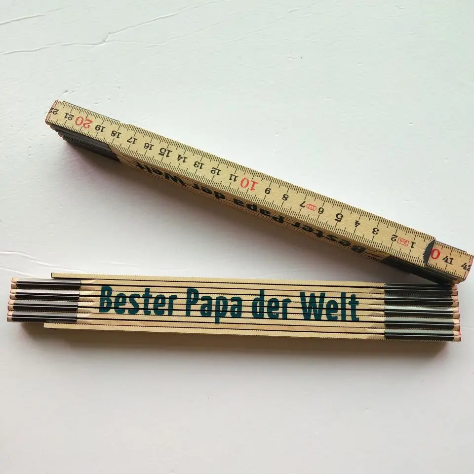 6 Feet Ruler - Customizable Gift Promotional Wood Folding Ruler