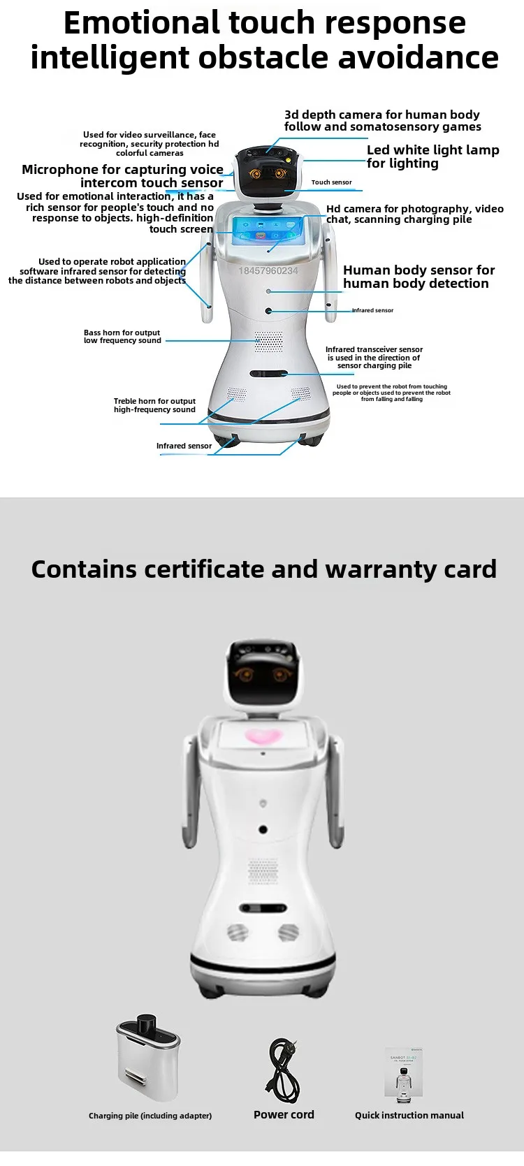 Used Sanbao Little Elf Robot Automatic and AI-powered Home Companion ...