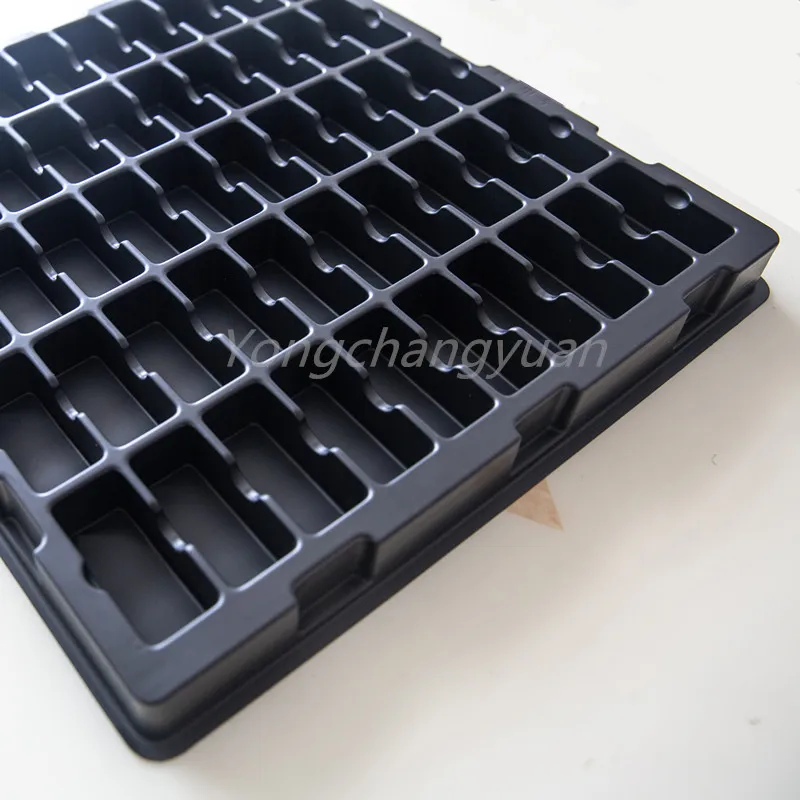 Thermoformed Plastic Component Storage ESD Tray for PCB Packaging