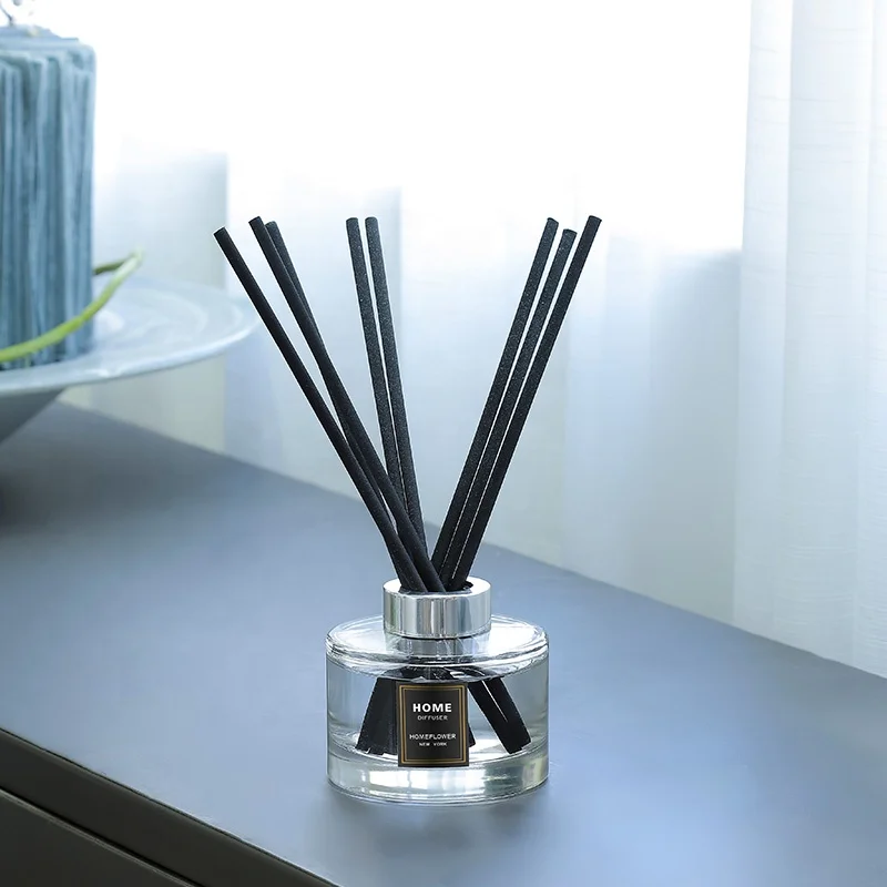 165ml Glass Bottle Home Reed Diffuser Refill Set With Screw Jar - Buy Reed Diffuser Set,Home ...