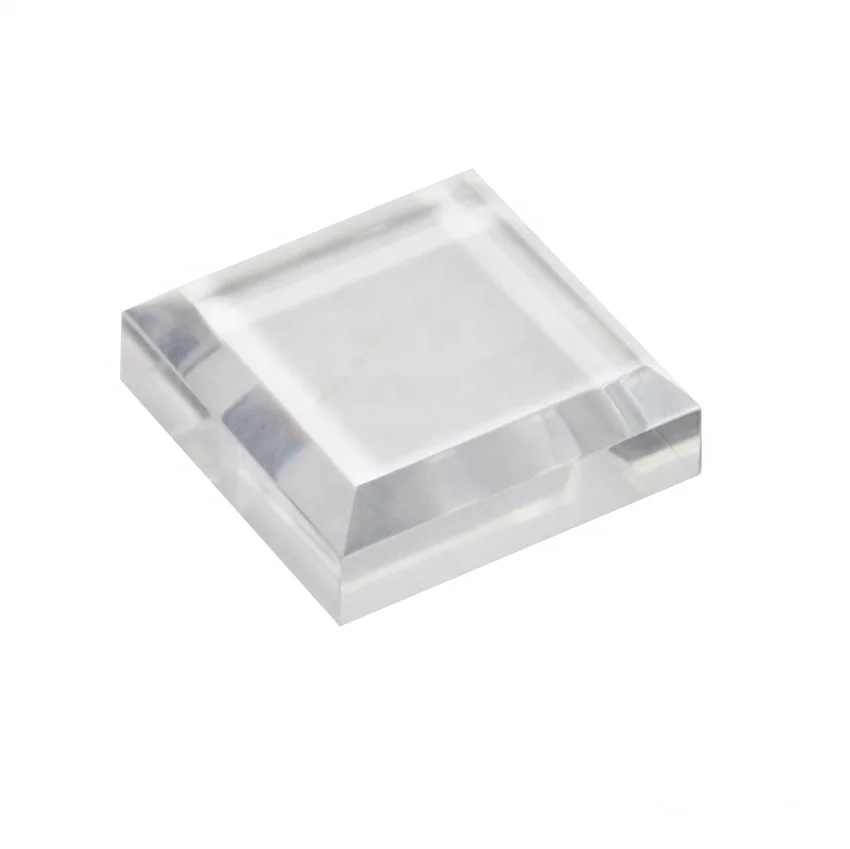 Clear Acrylic Square Bases - Elegant Mineral Collectibles