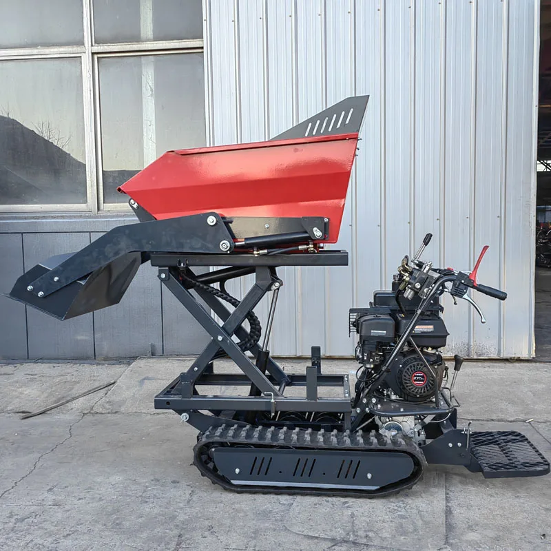 Mini Crawler Dumper Multifunctional Tracked MINI Dumper with Excavator ...