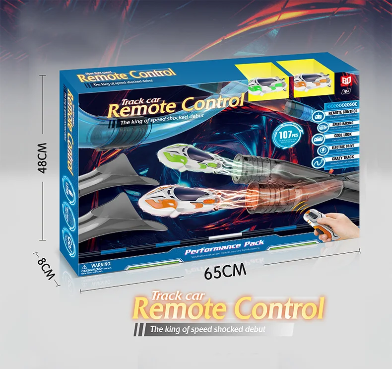 107pcs Diy Remote Control Anti Gravity Rocket Electric Car Tubular ...