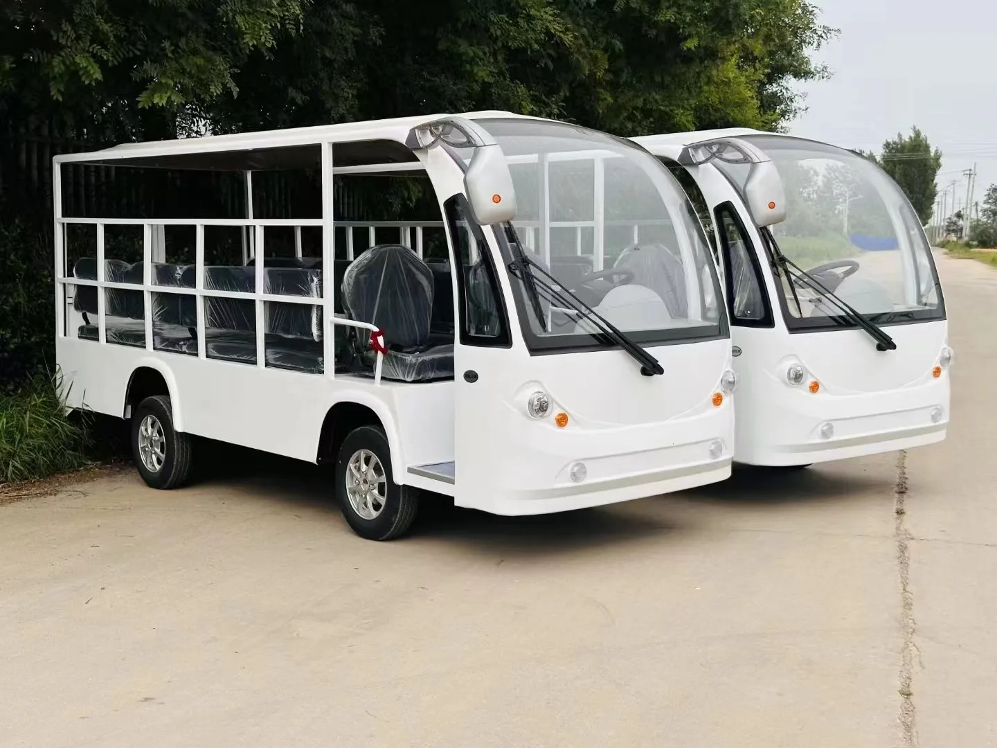 Classic Vintage Electric Sightseeing Bus Car Retro Tourist Golf Shell ...