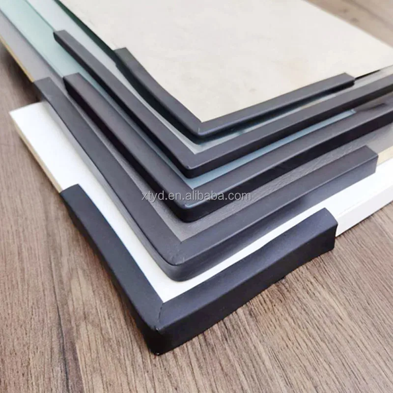 Black Rubber Edge Trim - Flexible Neoprene Protection