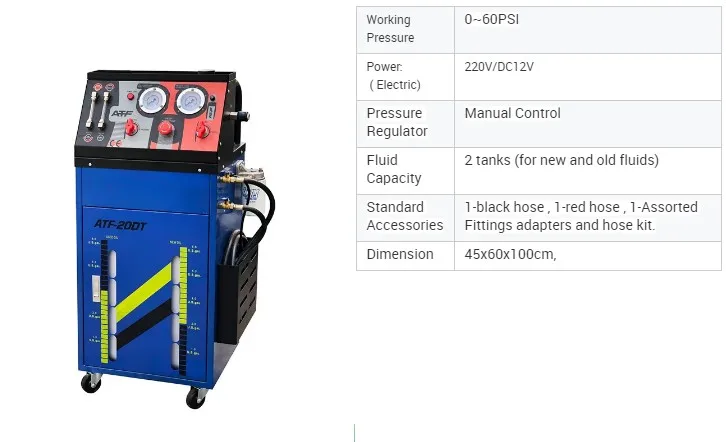ATF Exchanger Flushing Machine - Efficient Fluid Exchange