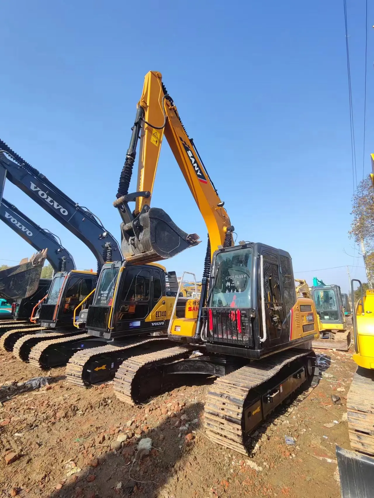 Sany Sy135c 13.5ton Small Used Excavator Sy155 Sy205 Sy235 Sy365 ...
