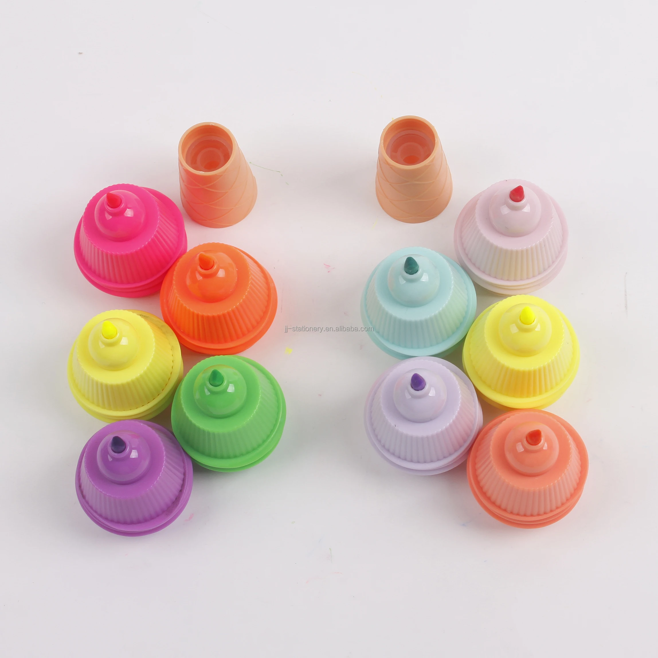 H-tone Stackable Highlighter Silicone Cute Animal Shape Cute Mini ...