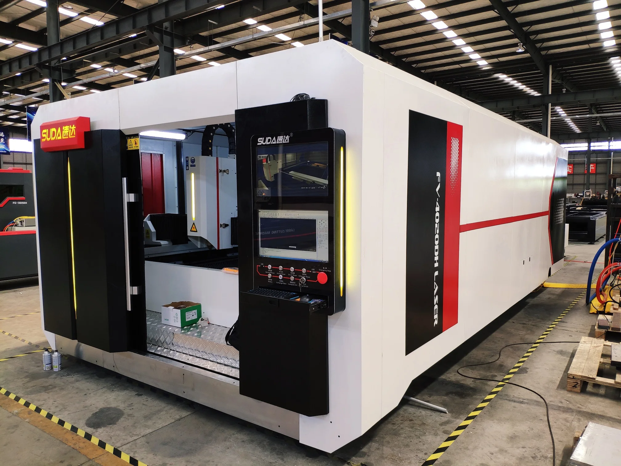 Suda Cnc Fiber Laser Metal Cutting Machinery Fg-3015dh Laser Power ...
