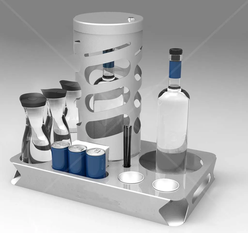 Customized Acrylic Bottle Service Tray For Party Night Club Lounge Bar ...