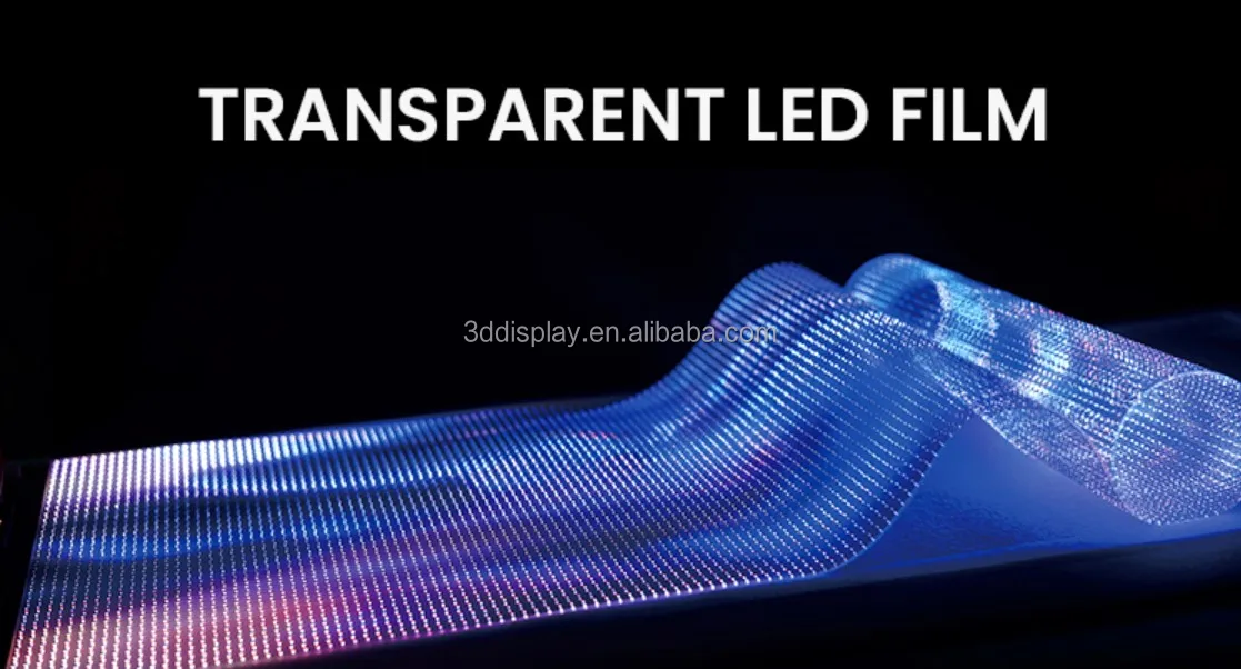 Transparent LED Film Display - Perfect for Indoor Advertising
