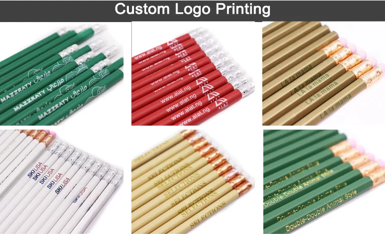 Custom Standard Pencil Personalized With Logo - Buy Pencil Personalized ...
