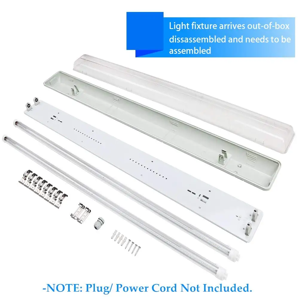 Explosion Proof T8 Led Tubes Batten Lights Tube 2ft 4ft Led Tri-proof Light Ip65 Waterproof Led ...