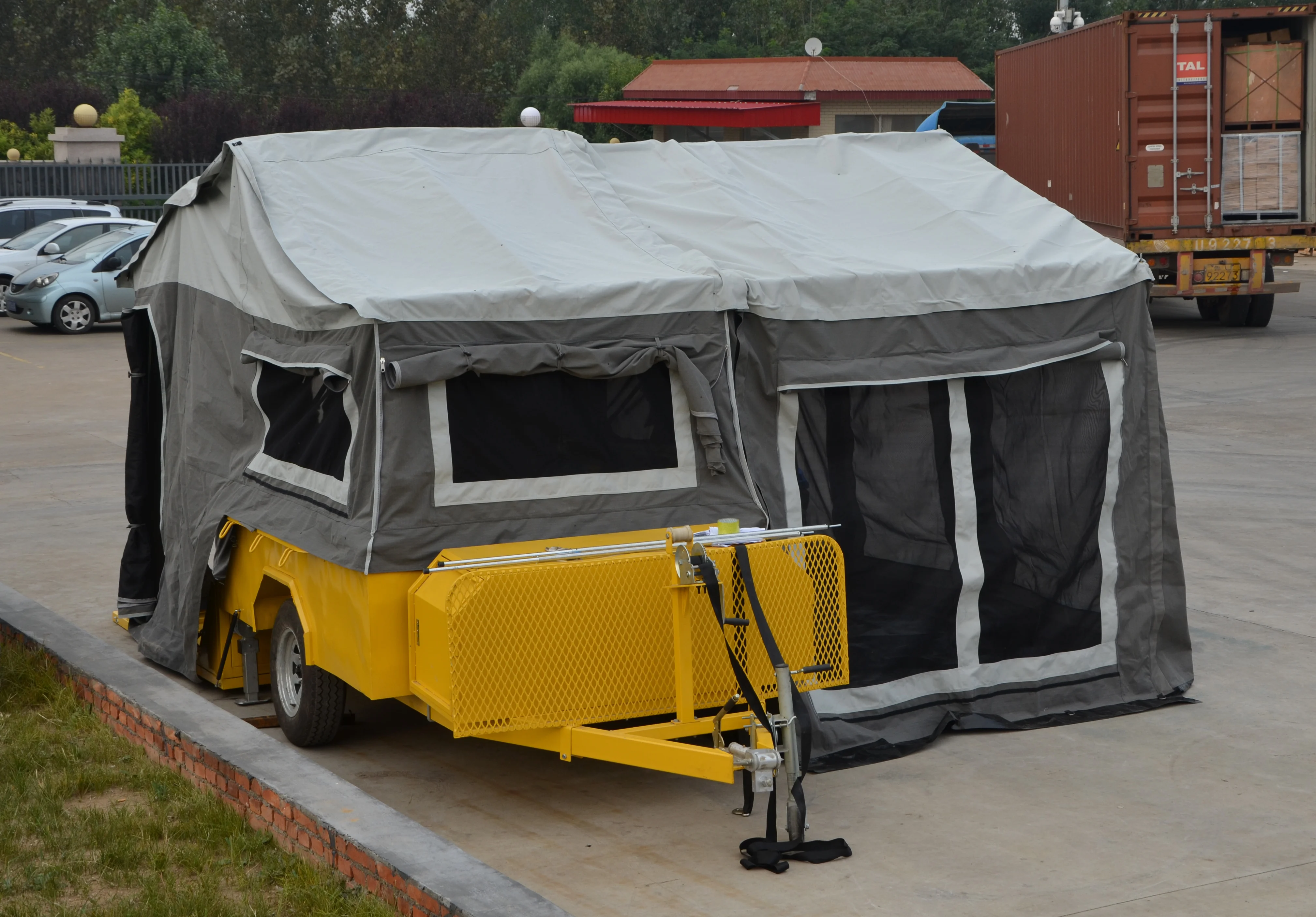 Camping Camper Bivouac Trailer With Tent - Buy Camping Trailer,Camping ...