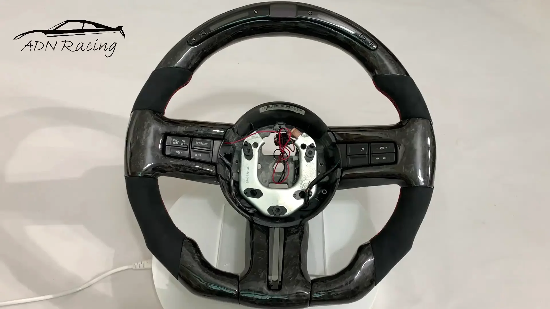 Led Racing Shift Light Carbon Custom Steering Wheels For Ford Mustang ...