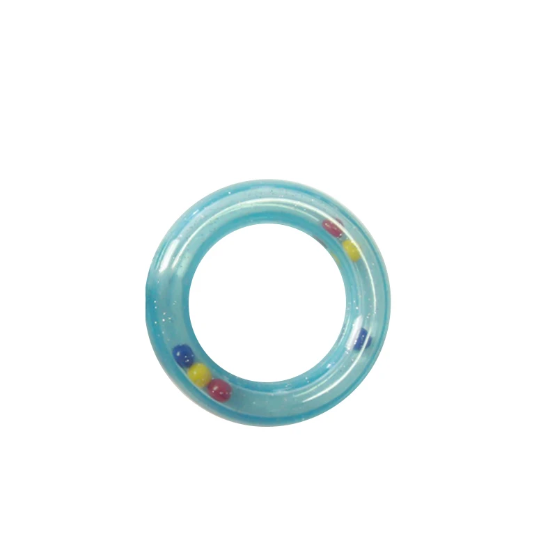 Clear Colorful Beads Insert Portable Infant Baby Toys