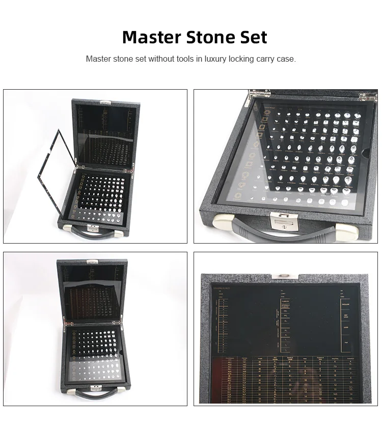 Diamond Grading Master Stone Set For Sizes And Shapes Master Stone Set ...