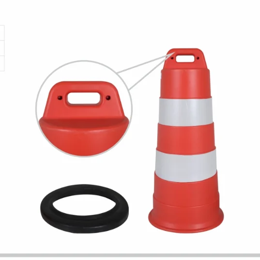 High Quality 1000mm Road Safety Pe Plastic Reflective Barrier Drum ...