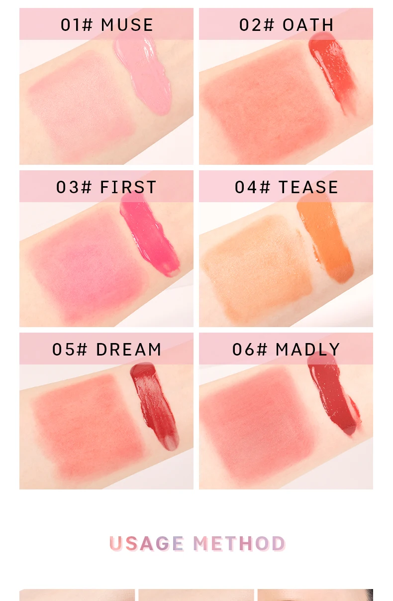 DEROL Silky Liquid Blush - 6 Colors for Every Skin Tone