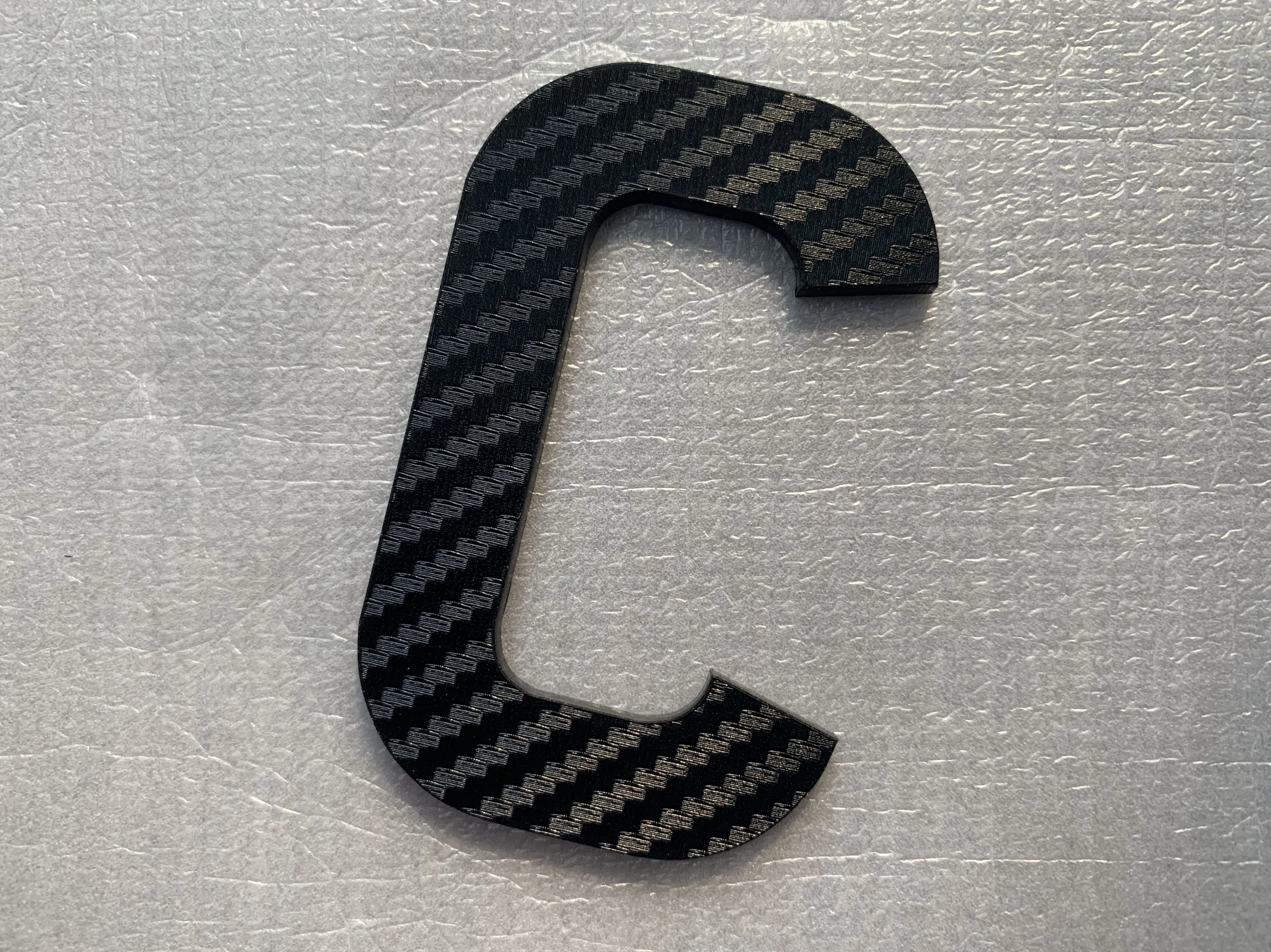 Custom UK Blank Acrylic Car Number Plates with 4D Digits