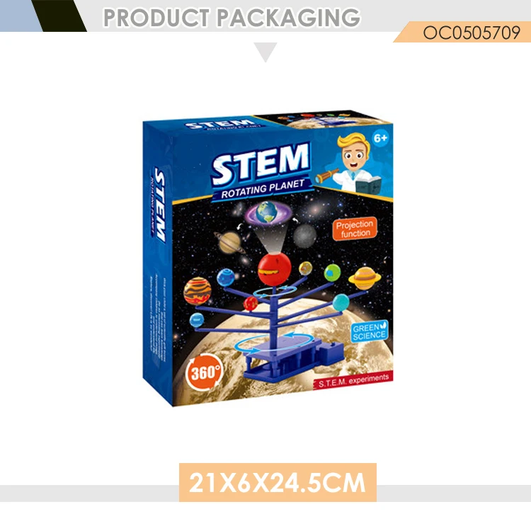 Educational 3D Model Rotating Planets Solar System Toys