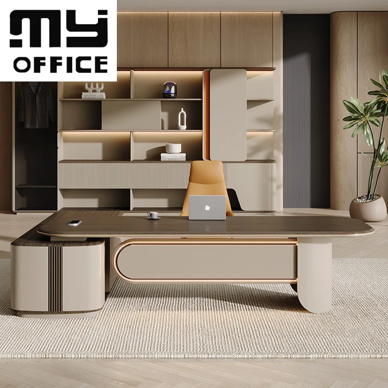 Desk and Chair Combination - Modern Simple Light Luxury