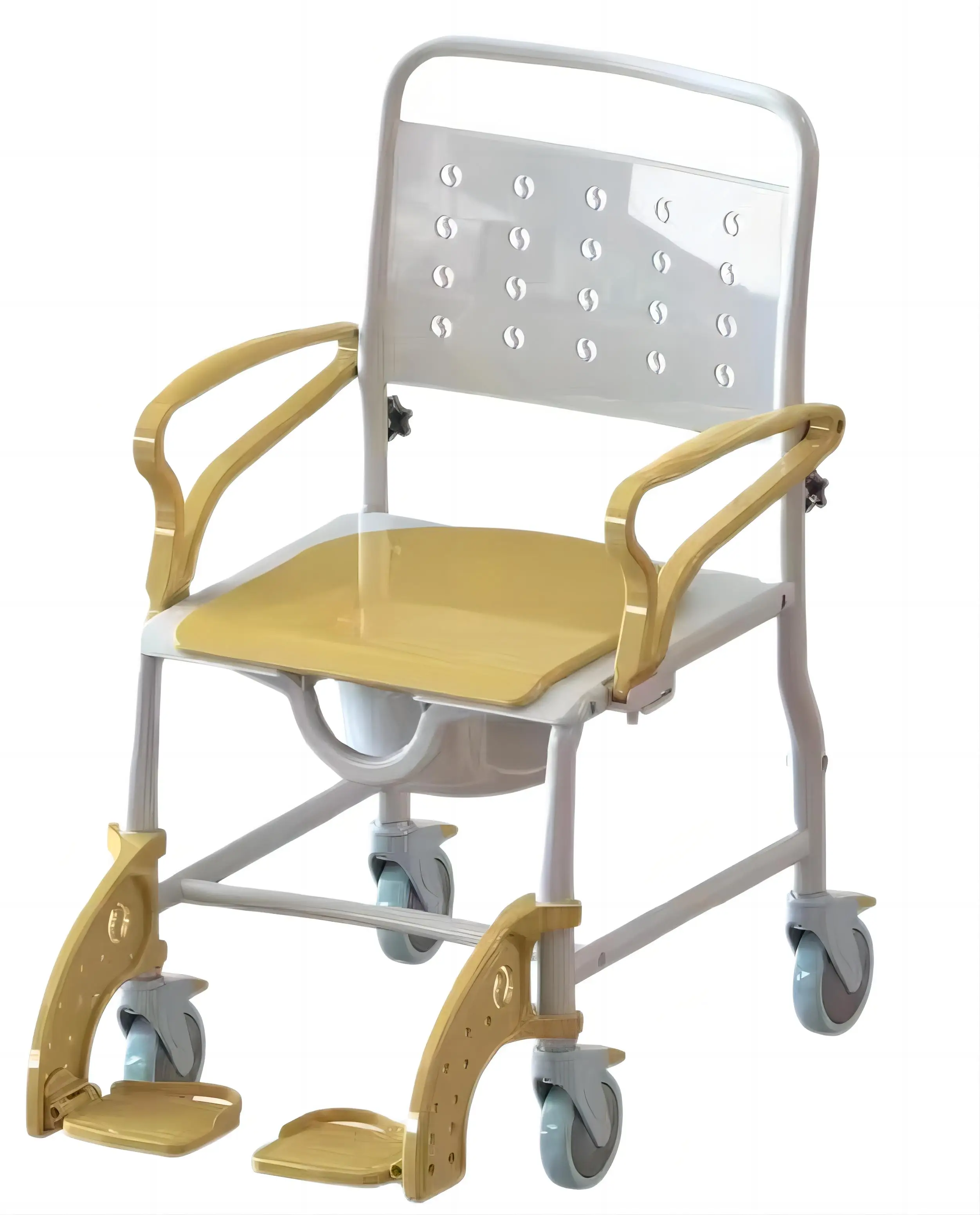 Patent Plastic 3 in 1 Folding Portable Commode Chair