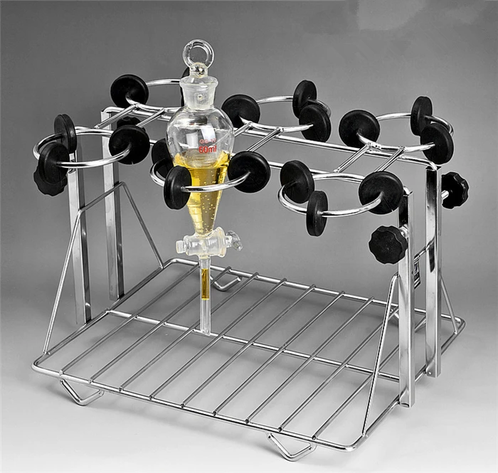 Stainless Steel Funnel Holder for Laboratory Research