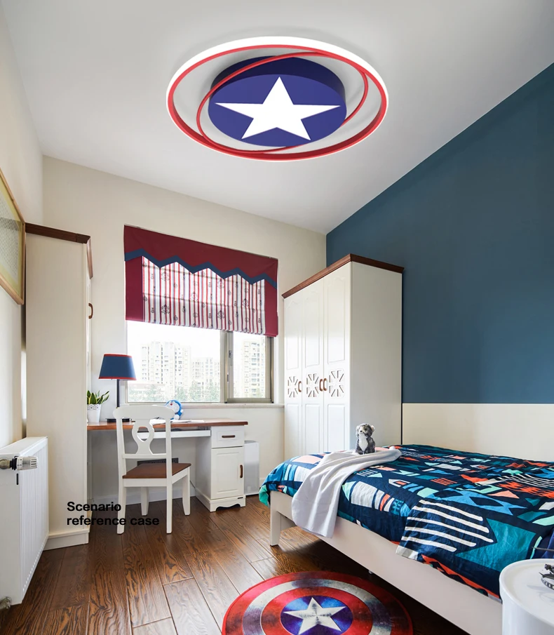Captain America LED Ceiling Light - 50000 Hours Lifespan