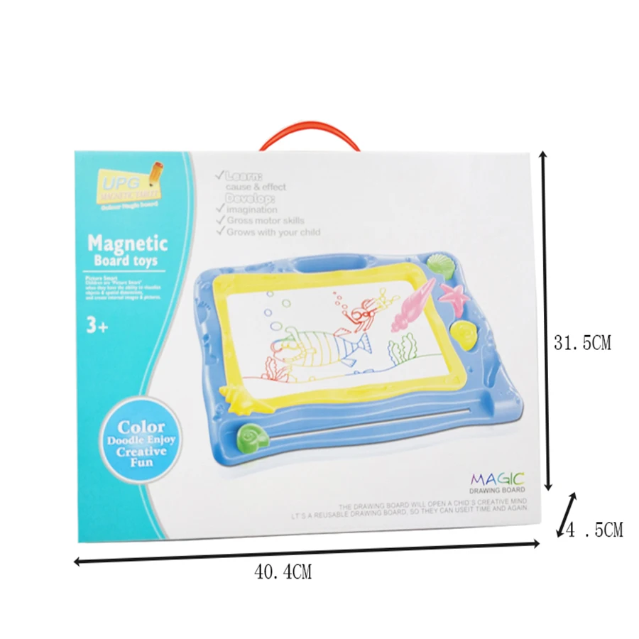 Educational Kids Plastic Magic Writing Toy Erasable Magnetic Drawing ...