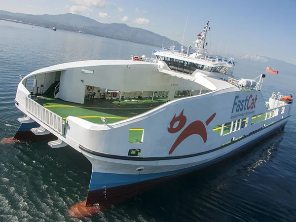 50m Ro Ro Ship For Car And Passengers Steel Catamaran For Coastal ...