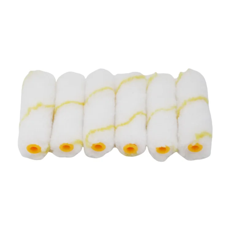 Factory Production Paint Roller Roller Concave Polyester Cover 4 Inch ...