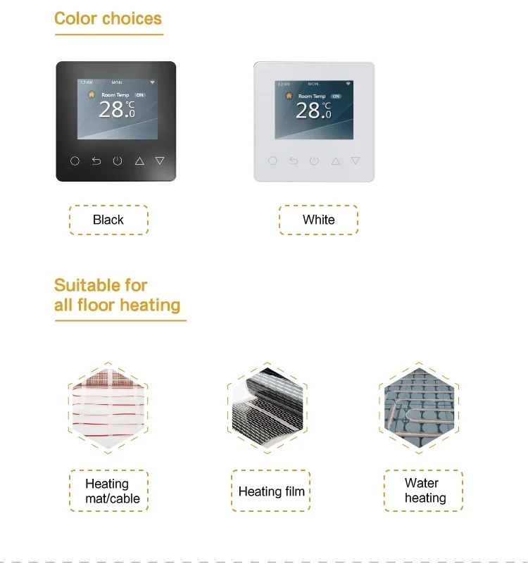 Indoor Floor Heating Smart Wifi Thermostat Heating Controller - Buy ...