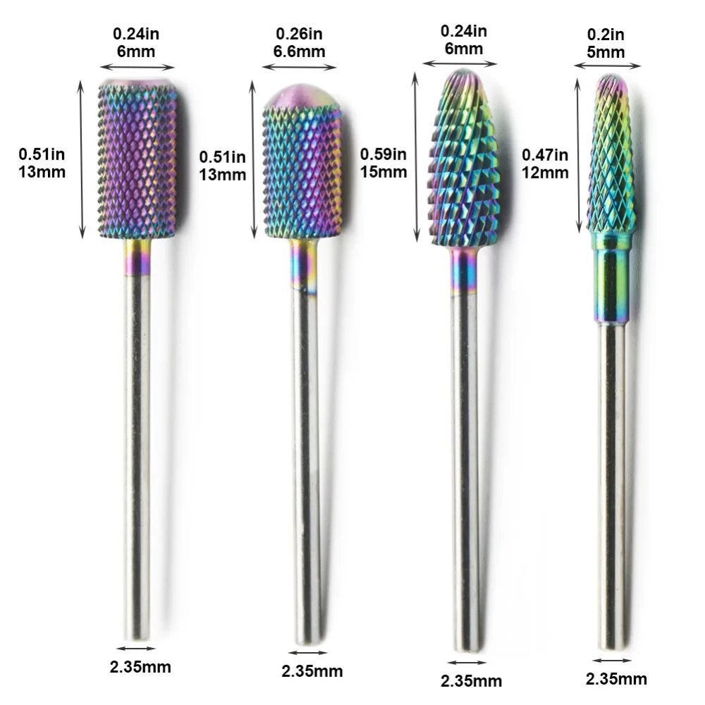 SUNNAIL Tornado Carbide Nail Drill Bit - 3/32" Sharp Milling Cutter