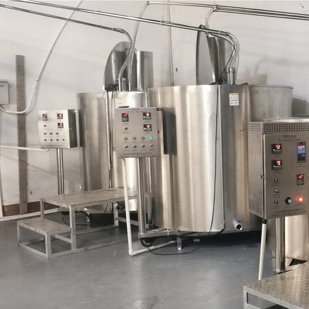 1000l Profesional Stainless Steel Water Jacket Heat Wax Heat Equipment ...