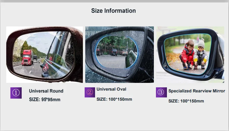 Transparent Car Stickers Anti Glare Car Window Film Bathroom Glass Anti ...