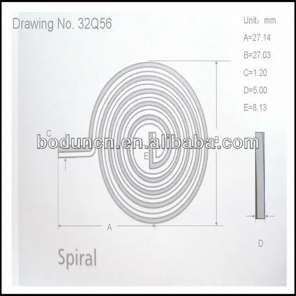 Bimetal Thermometer Spring Thermostat Metallic Spiral Coil 32q56 - Buy ...