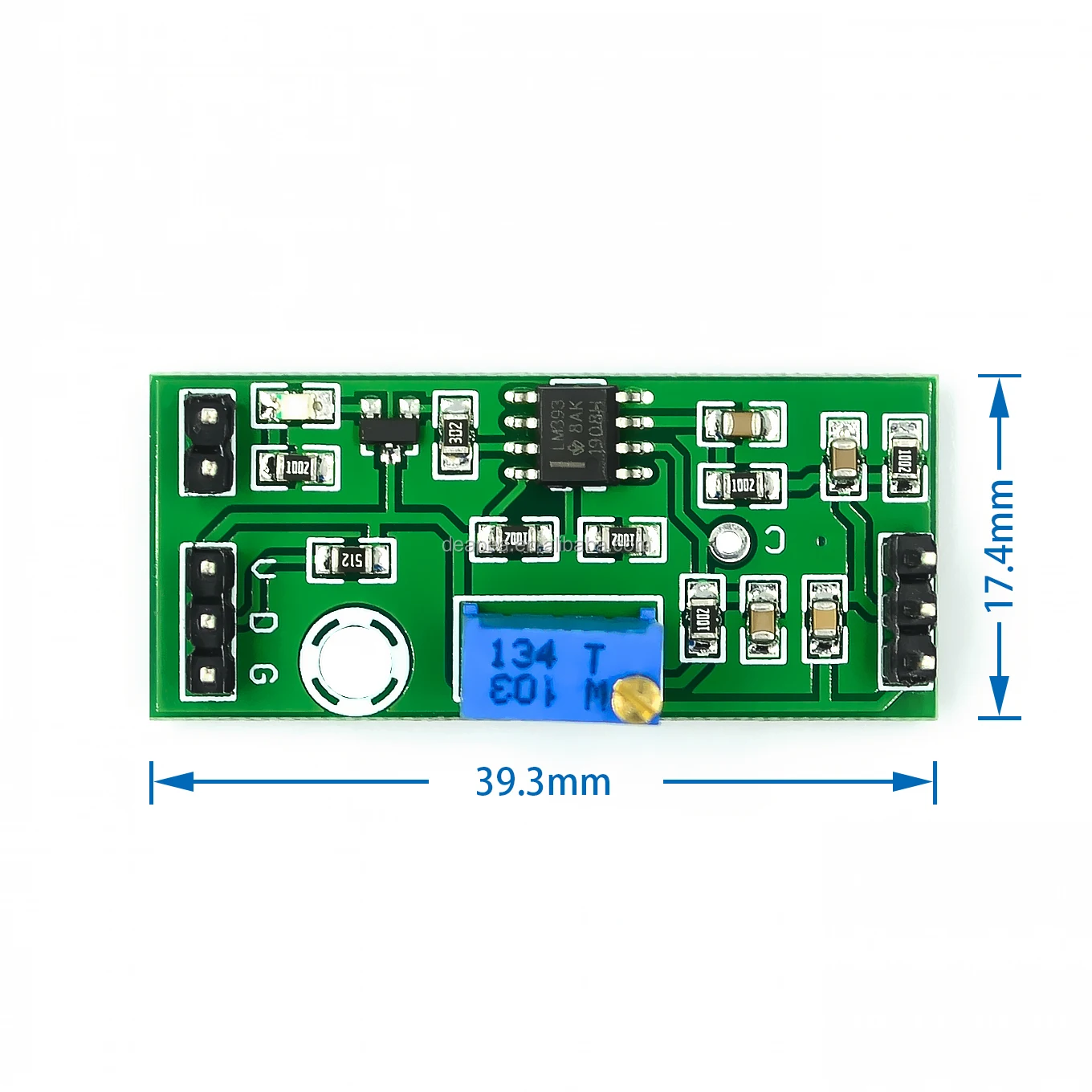 Lm393 Voltage Comparator Signal Waveform Adjustable High Low Level/load Drive Dual Channel 4.5 ...
