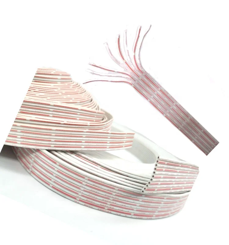 Customized Length Ul21016 26awg 28 Awg 300v 8 Pin Flat Ribbon ...