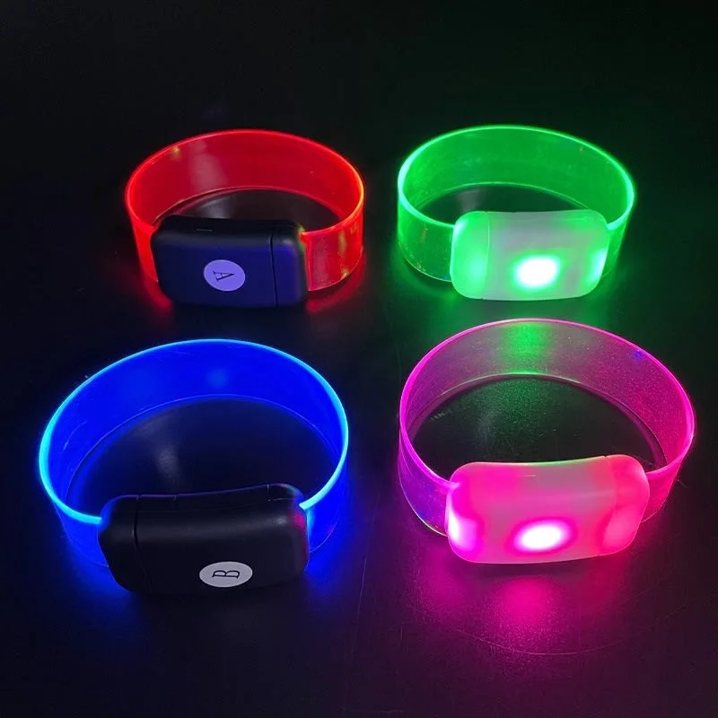 DMX 15 Colors Remote Controlled Led Light up Glow Bracelets Great ...