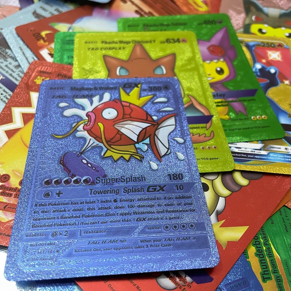 Rare Golden Charizard Pokémon Card Set - 55pcs Waterproof Valuables for ...
