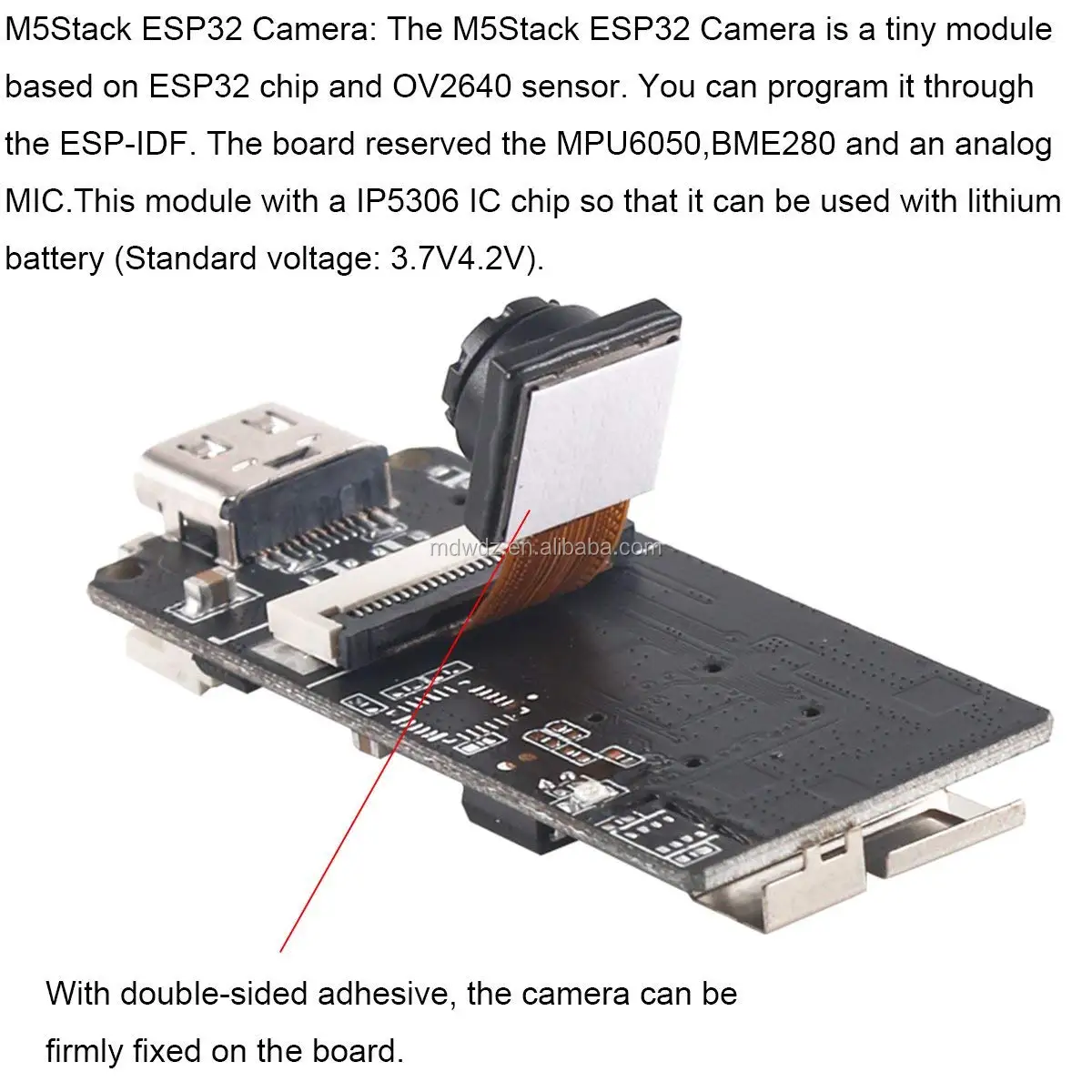 Esp32 카메라 모듈 Arduino 카메라라즈베리 파이 카메라 용ov2640 2 메가 픽셀 카메라유형 C 포트 및