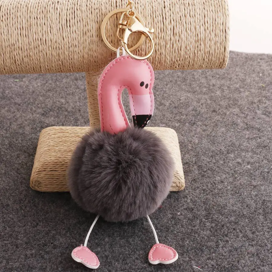 Gravim Custom Plush Animals Flamingo Toy Keychain Stuffed Plush Toy ...