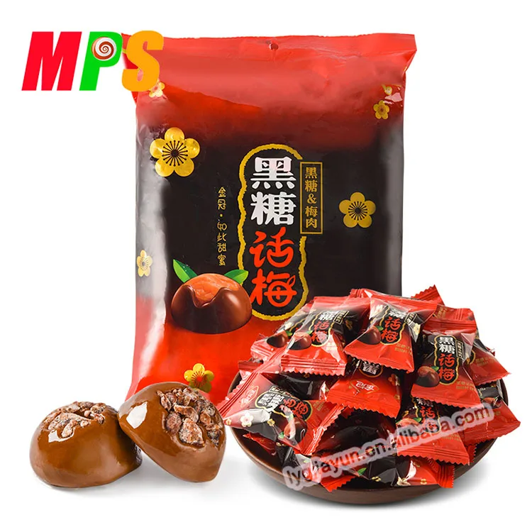Brown Sugar Tablet Candy with Sour Plum - Enjoy Fruity Flavors