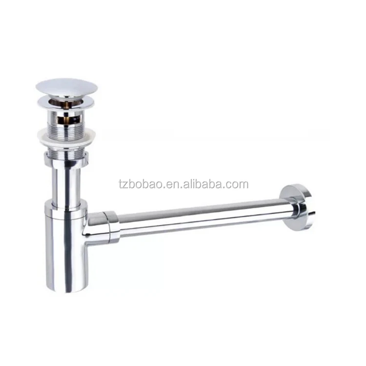 Brass Wash Basin Siphon Waste Pipe Drain Bottle Trap