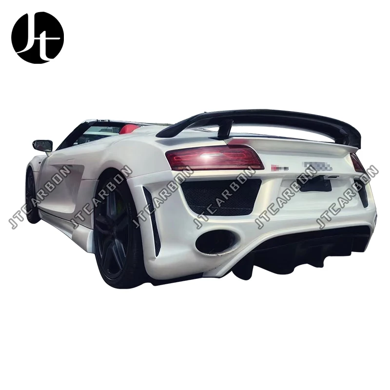 Fiber Glass Front Bumper Body Kit for Audi R8 V8 V10 2008-2015 Front ...