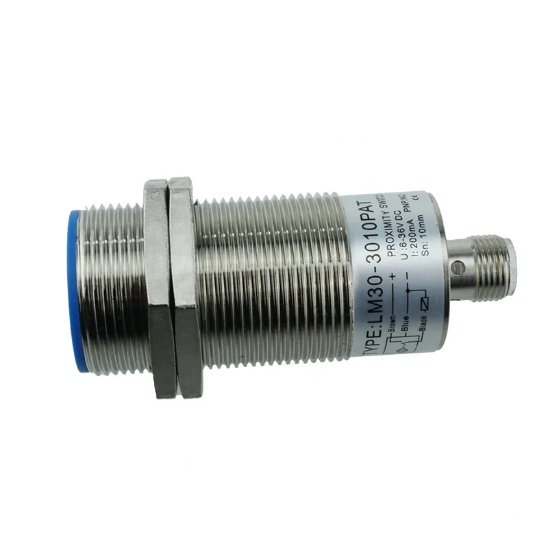 Lm30-3010pat M30 10mm 감지 범위 Ip67 Pnp 출력 금속 근접 유도 센서 스위치 없음 - Buy 유도 센서 ...