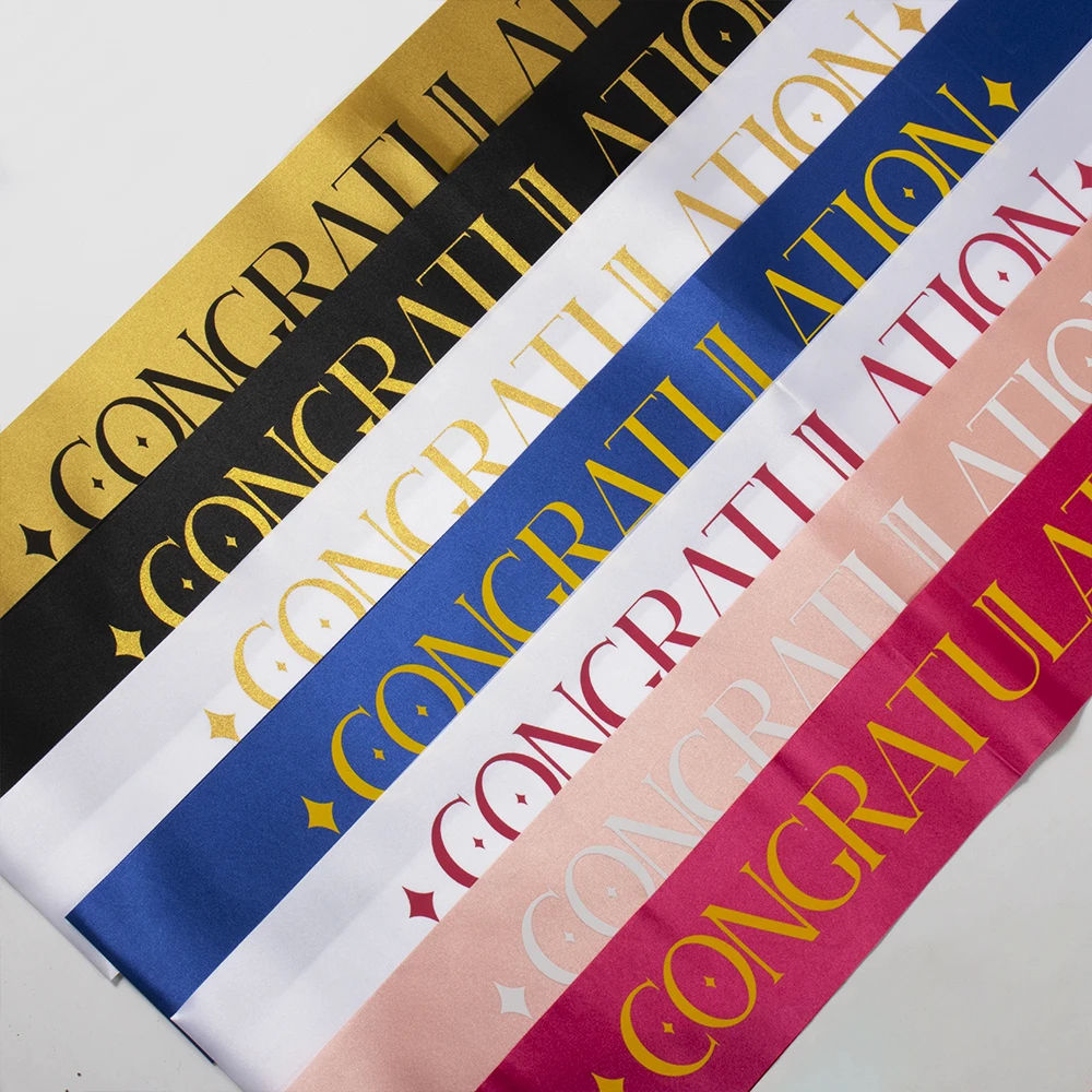 Congratulation Sash Graduation Ceremony Party Decoration - Buy ...