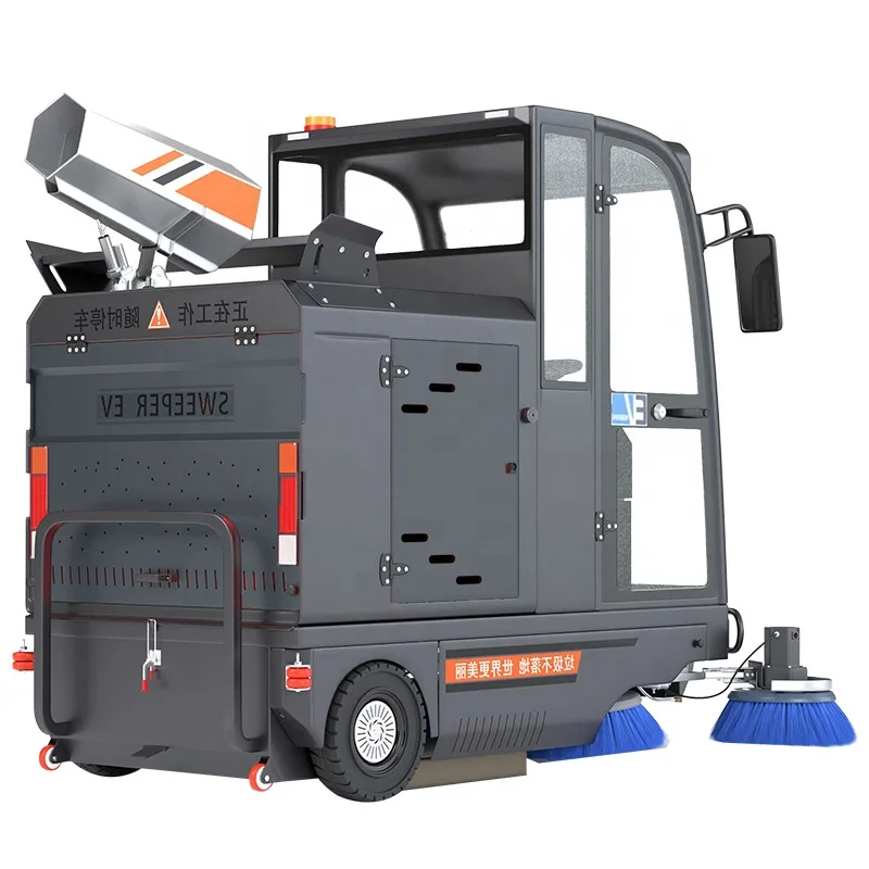 Electronic Industry Three Wheel Steering Road Sweeper Cleaning Machine ...
